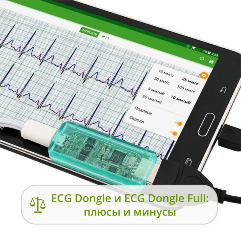 ECG Dongle и ECG Dongle Full: плюсы и минусы - ECGdongle.com